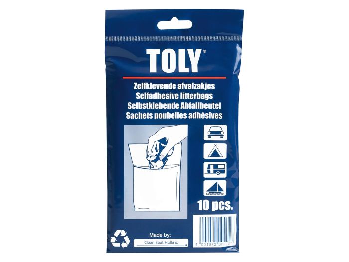 Toly sacs à ordures auto-adhésifs